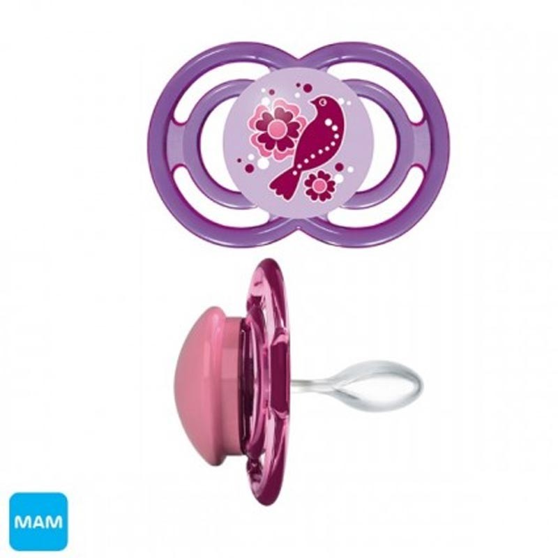 MAM Perfect Ciuccio in silicone 16+ mesi Ortodontico Colori assortiti